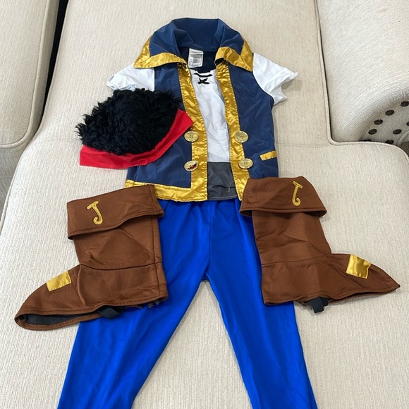 Disney | Costumes | Disney Jake The Pirate Costume | Poshmark